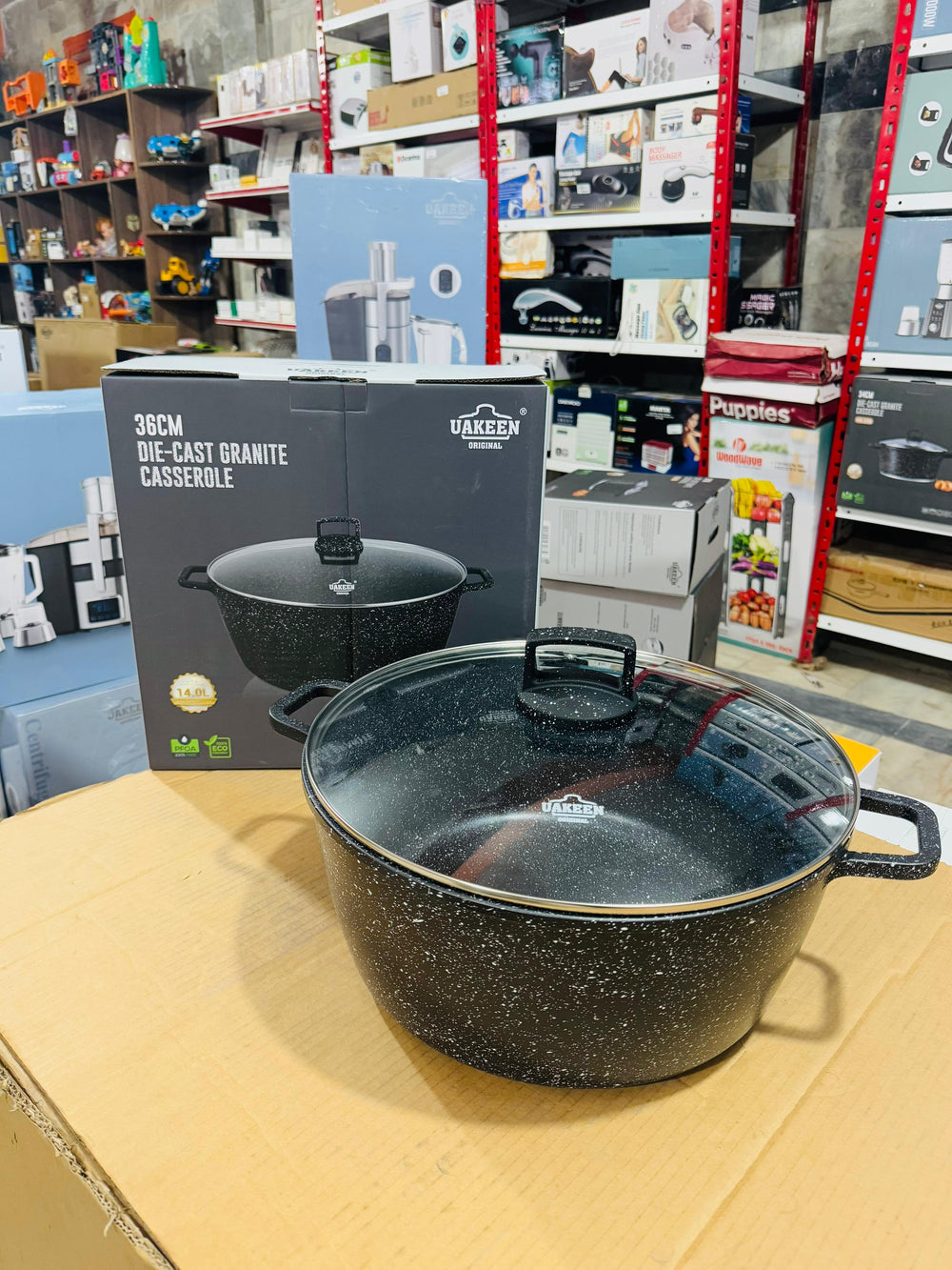 Uakeen Germany Induction Die-Cast Granite Casserole VK-20 – Brother ...